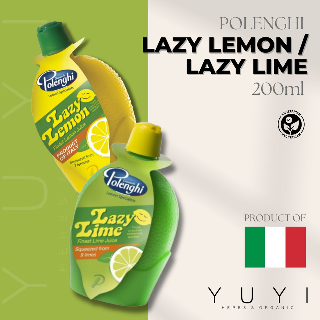 【Polenghi】Lazy Lemon / Lazy Lime - 200ml | Shopee Malaysia