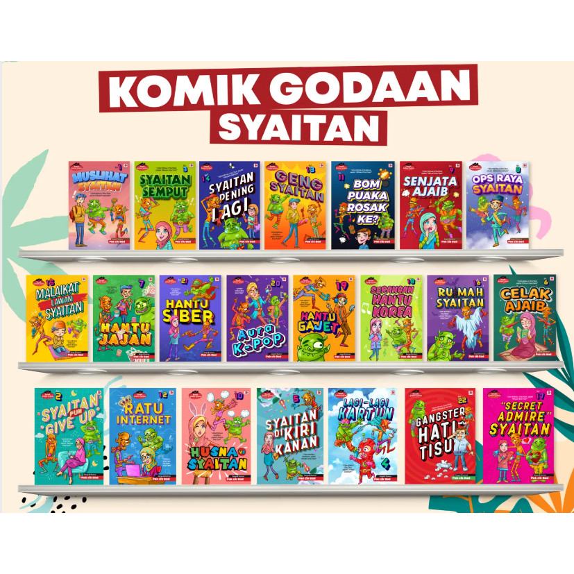 BUKU CERITA KANAK-KANAK BERGAMBAR KOMIK GODAAN SYAITAN GALERI ILMU ...
