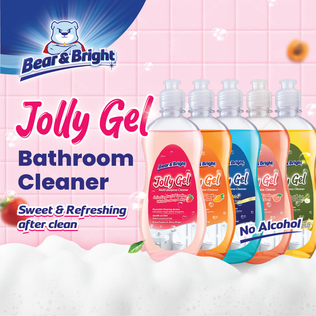 Bear and Bright Jolly Gel Multipurpose Cleaning Gel 500ML | Scrub Bath ...