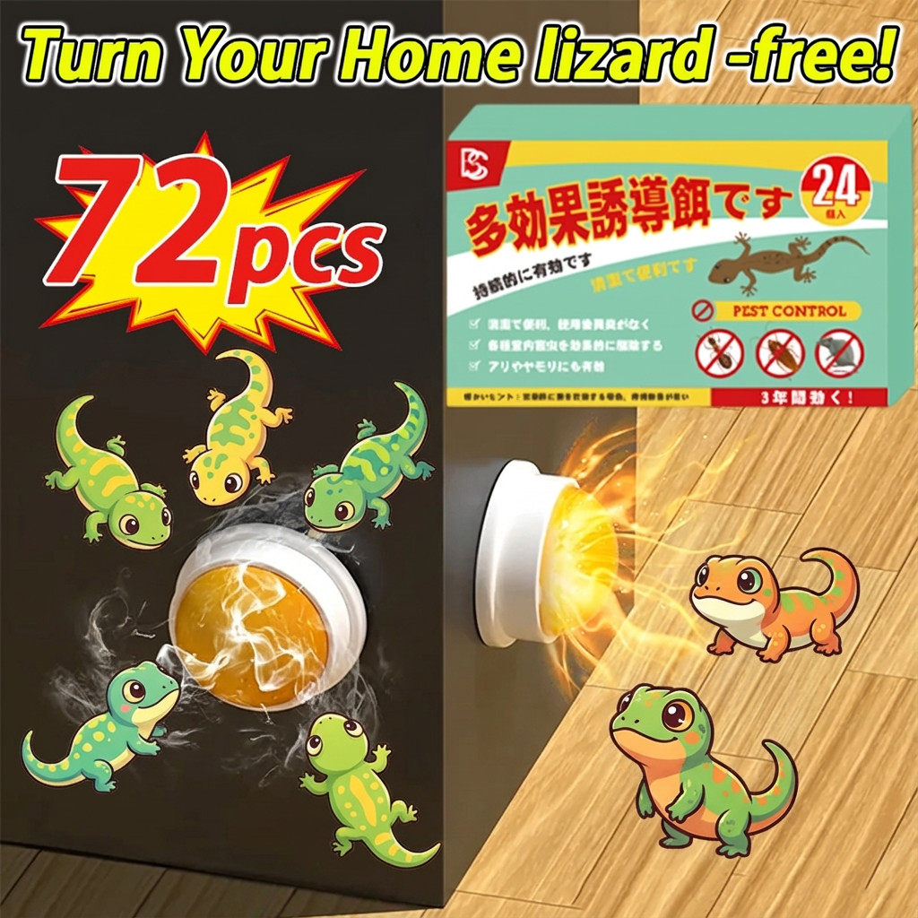 24pcs/box！Lizard killer 🦎Racun cicak Ubat cicak Lizard killer 壁虎药 ...