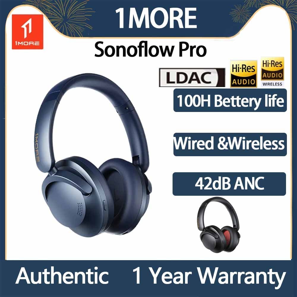 Local 1MORE Sonoflow Pro HQ51 Wireless Noise Cancel Bluetooth ...