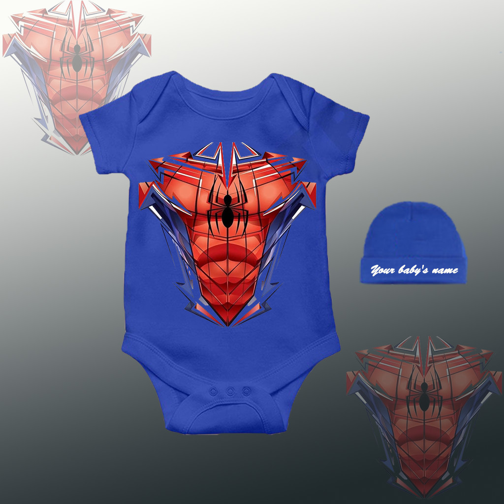 Spider Man Baby jumpsuit, superhero newborn costume | Shopee Malaysia