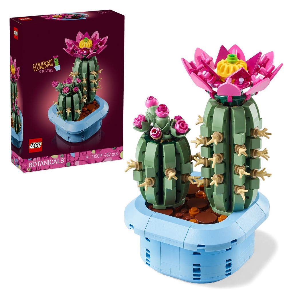 LEGO 11509 Botanicals Flowering Cactus Plants Decor Building Set for ...