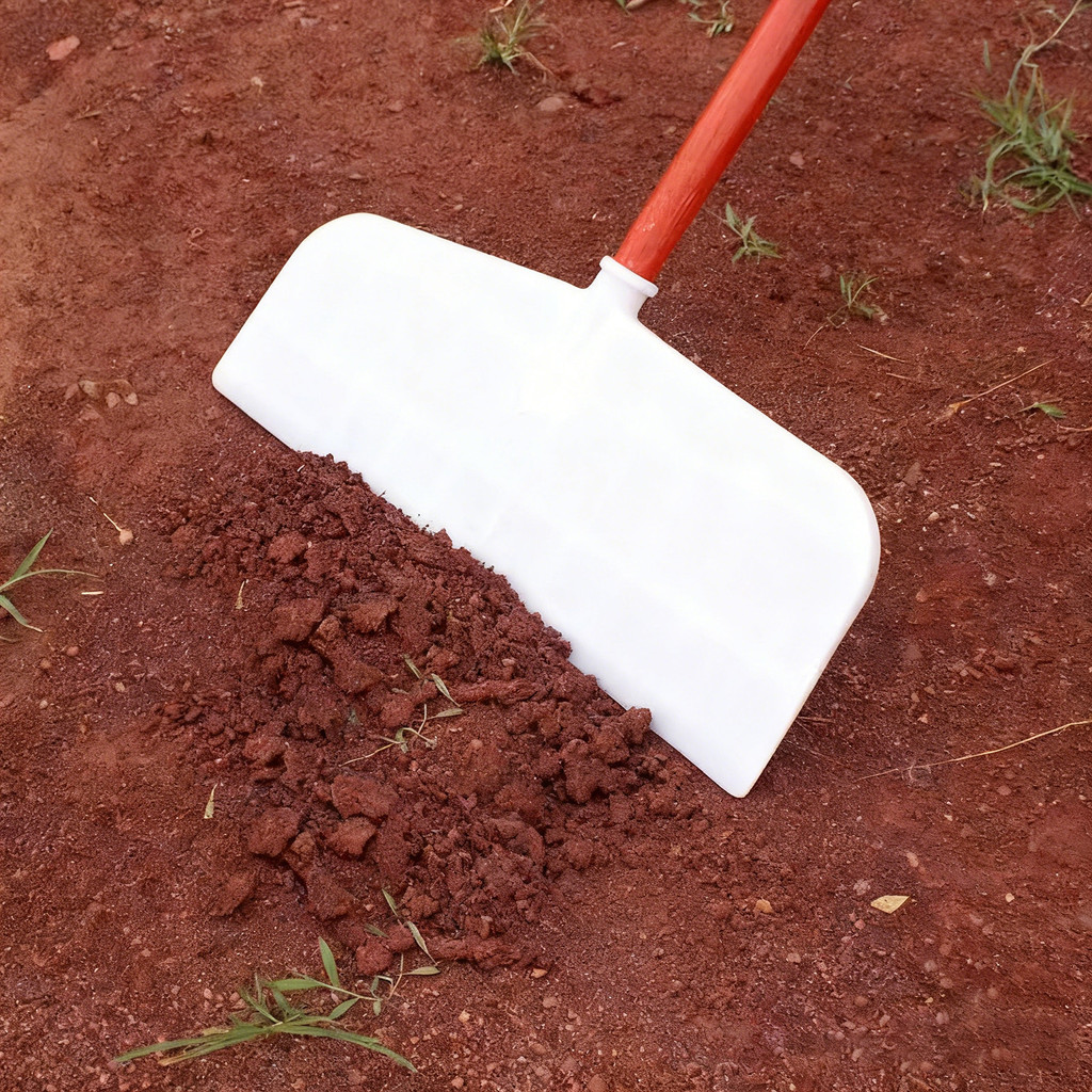 YR Thick Tempered Plastic Push Board Scraper Grain Sun Rake Snow Shovel ...