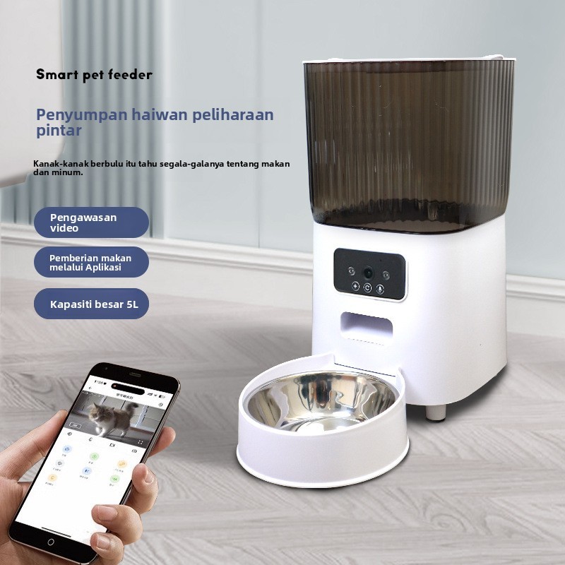 Hot-selling Pet Automatic Feeder Timing Quantitative Cat Intelligent ...