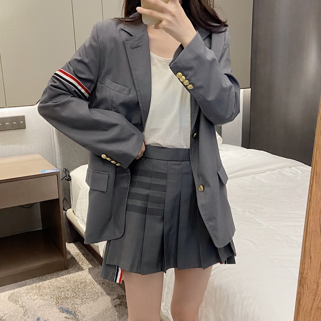 FQKC Thom Browne Early Autumn Single Arm Armband Blazers - Unisex ...