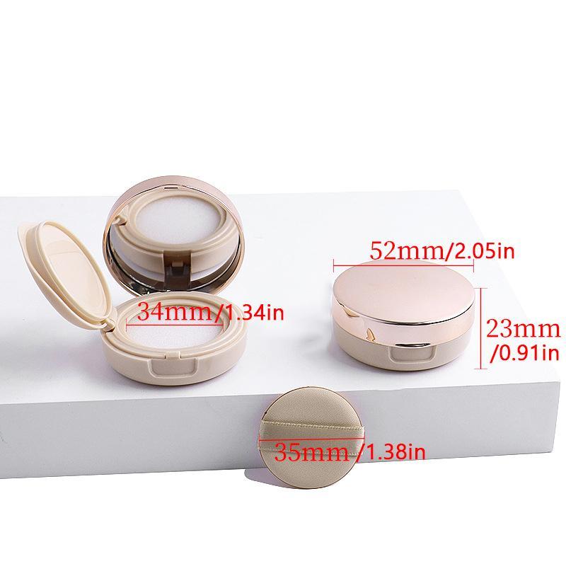 [SME] Rose Gold Mini Empty Air Cushion Puff Box Portable Cosmetic ...