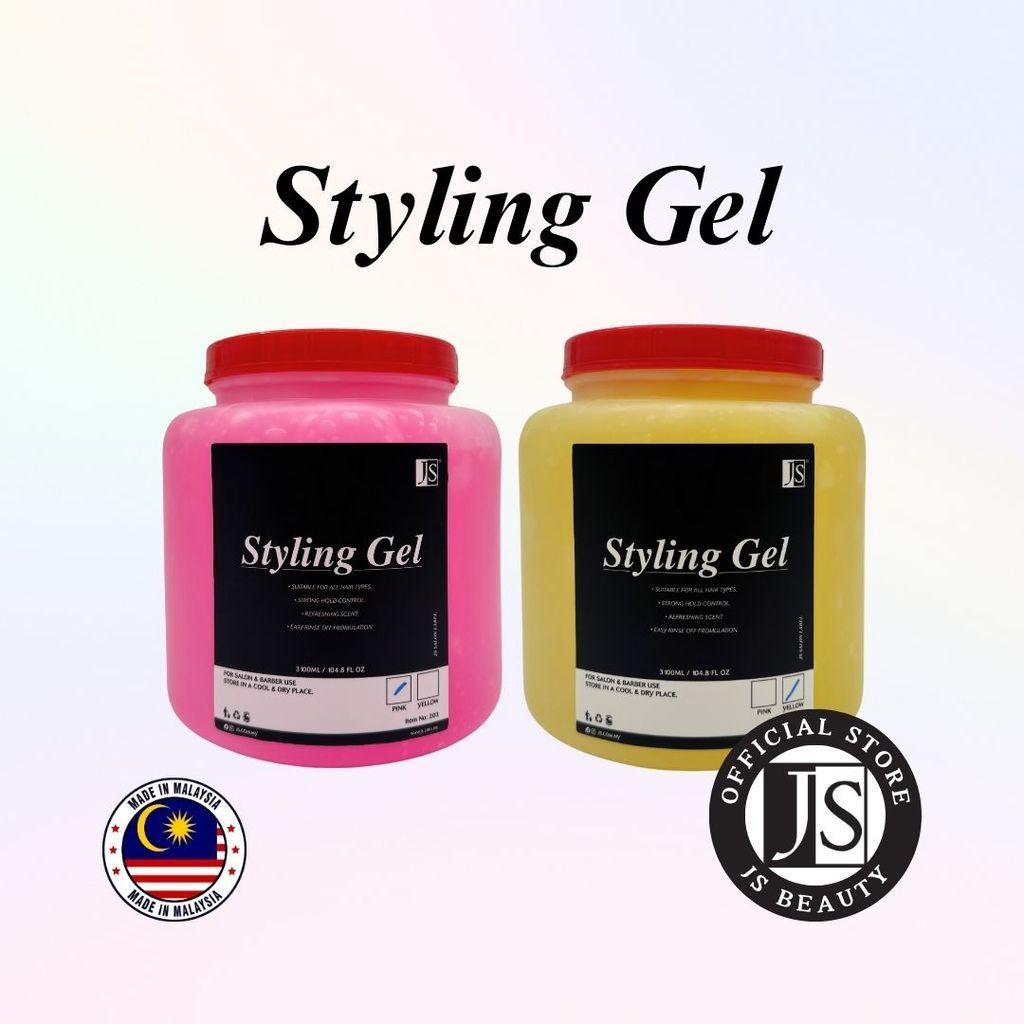 JS Salon Label Professional Styling Gel - 3100ML (Gallon Size) (SD ...