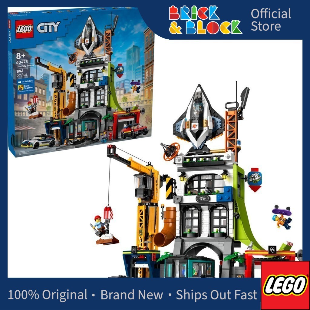 LEGO 60473 The City Tower | LEGO City | Menara Bandar | Shopee Malaysia