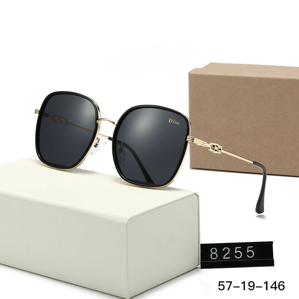 DIOR1306 Sunglasses Women's Anti-Ultraviolet Round Face Fashion New ...