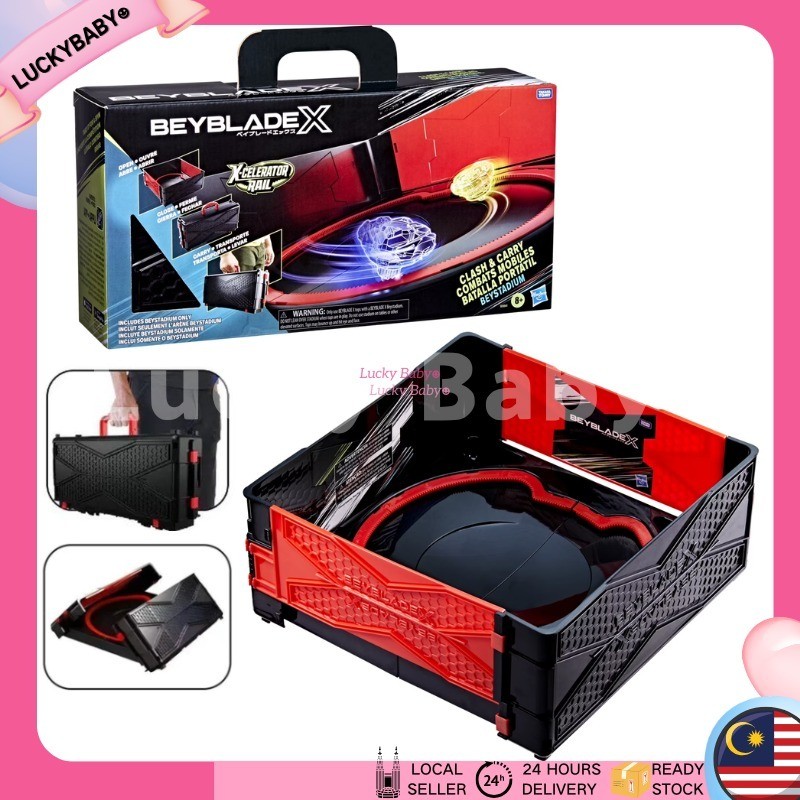 Battle Gyro Spinner Arena Bey Super X Stadium X-11 Foldable Beyblade ...