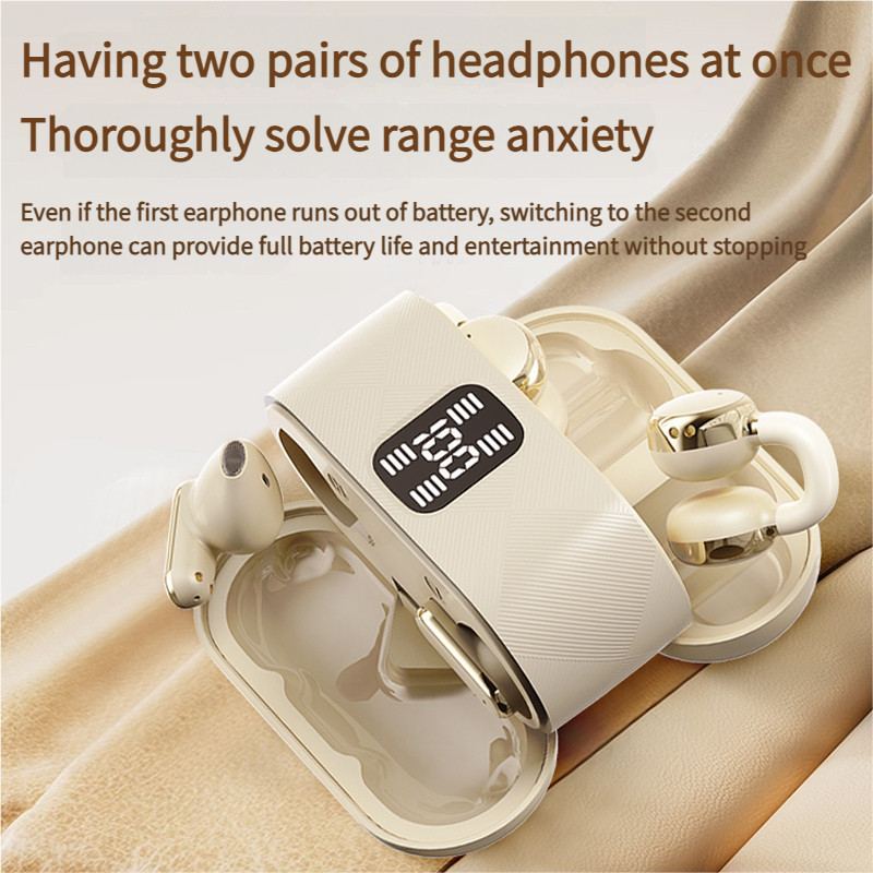 Q16 Bluetooth Headset TWS Ear Clip Headset Call Noise Reduction and ...
