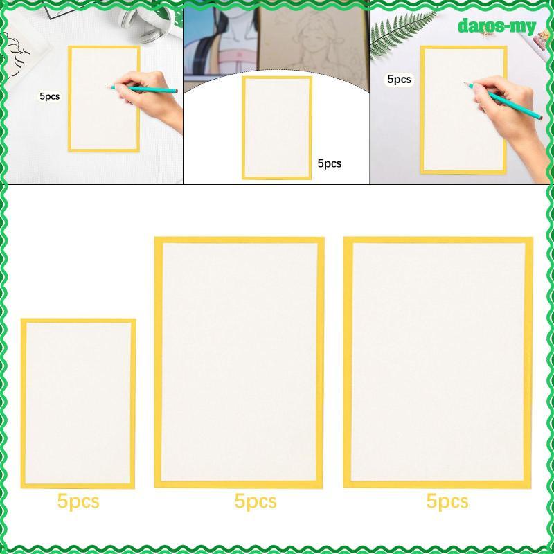 [DarosMY] 5 Japanese Shikishi Whiteboards, Artist Boards, Durable Art ...