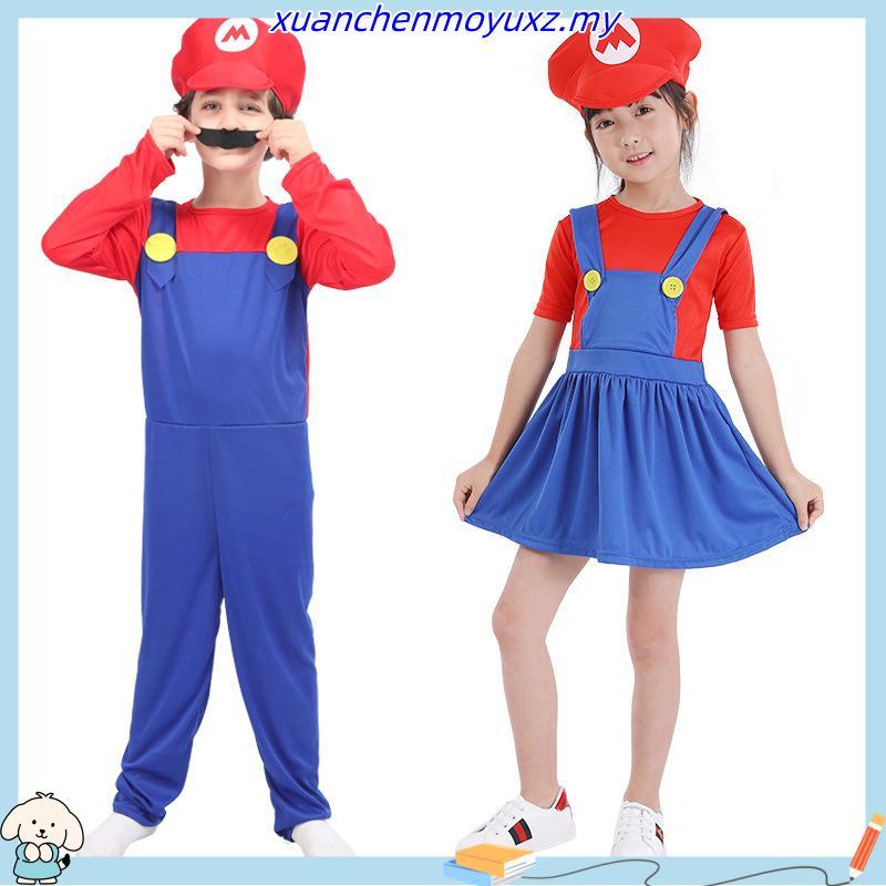 Halloween costumes cos Anime parent- child Cosplay children Mario ...