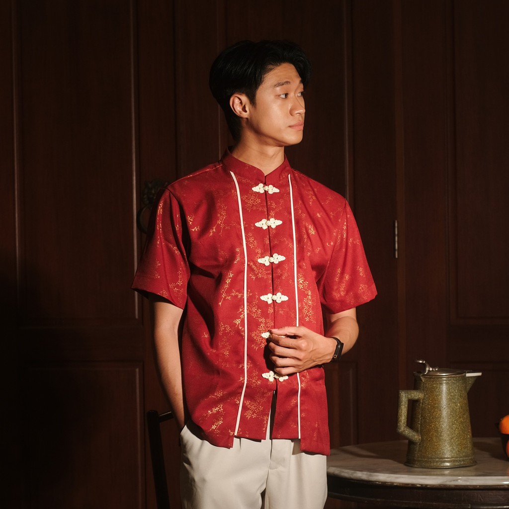 MALE - Rui Cheongsam Print Top | CNY Collection | Cheongsam Men's ...