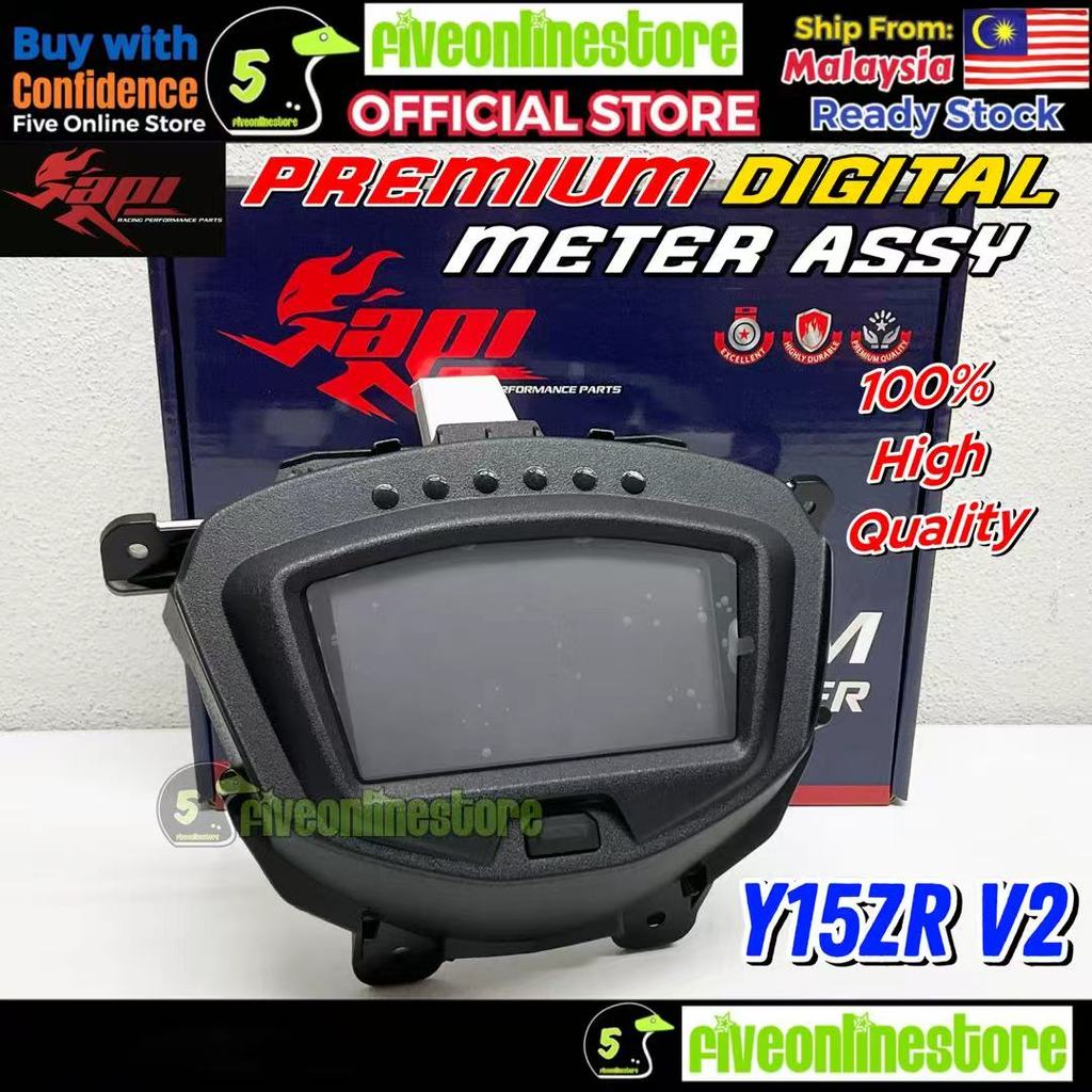 API RACING PREMIUM Digital Meter Assy Y15ZR V2 Speedometer Display ...