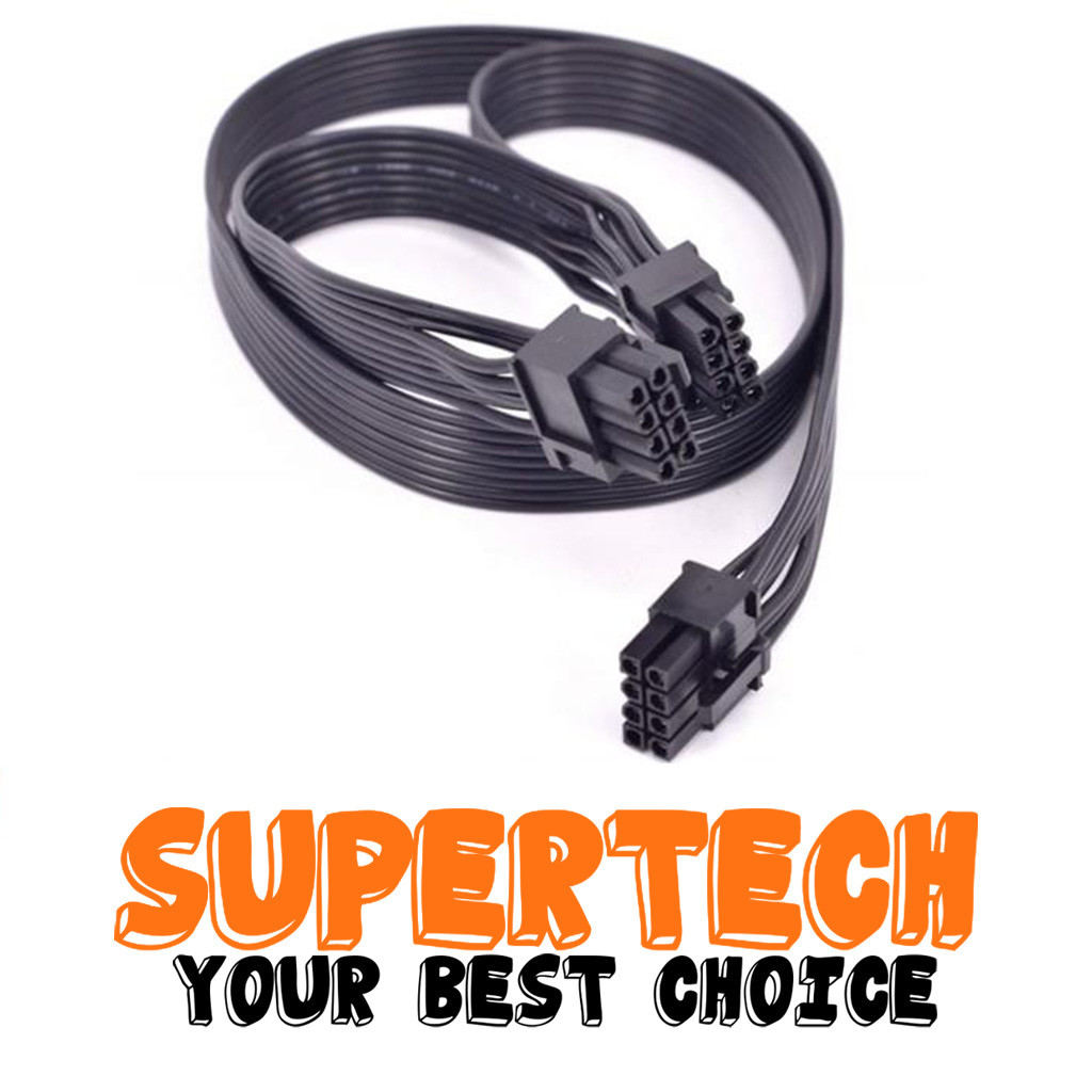 Modular Power Supply PSU PCIE cable 8 pin Male to Dual 8pin Male ...