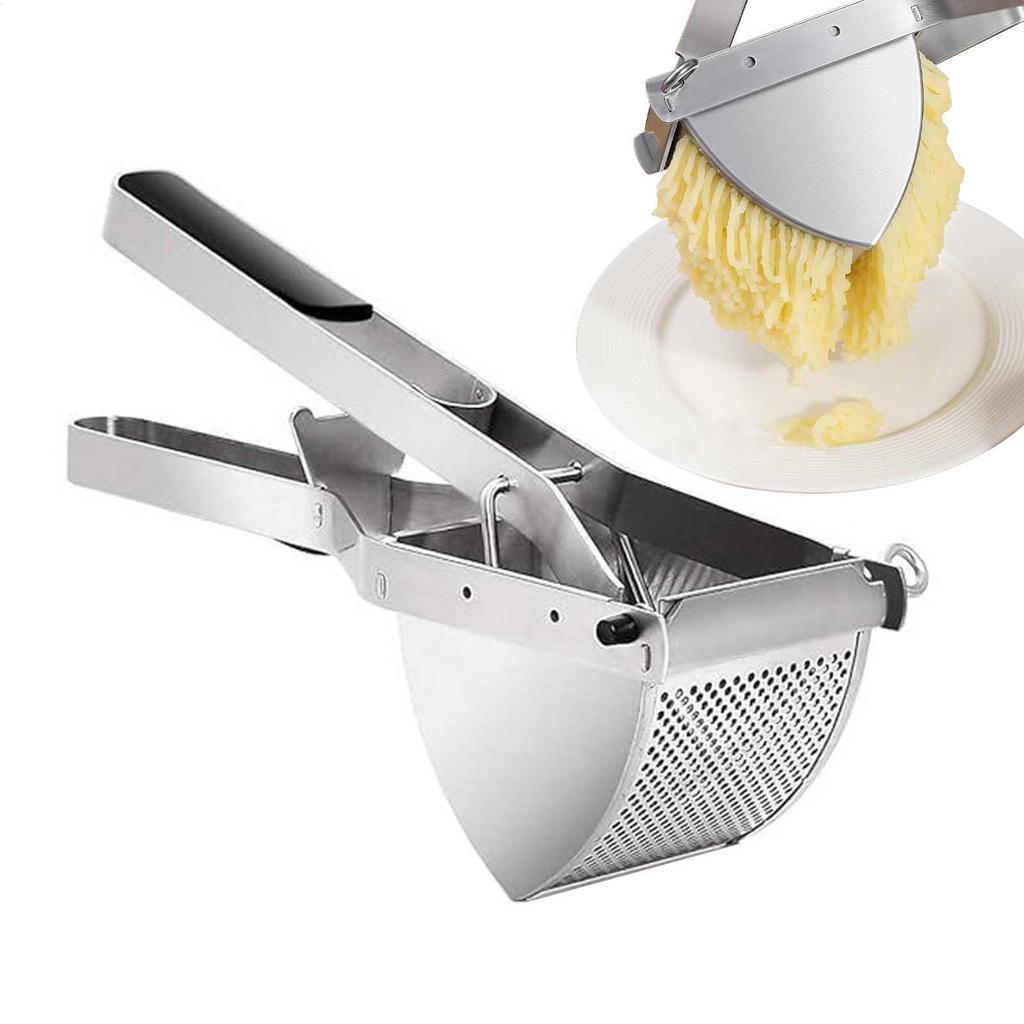 Potato Ricer Stainless Steel Masher Kitchen Tool Heavy Duty Manual ...