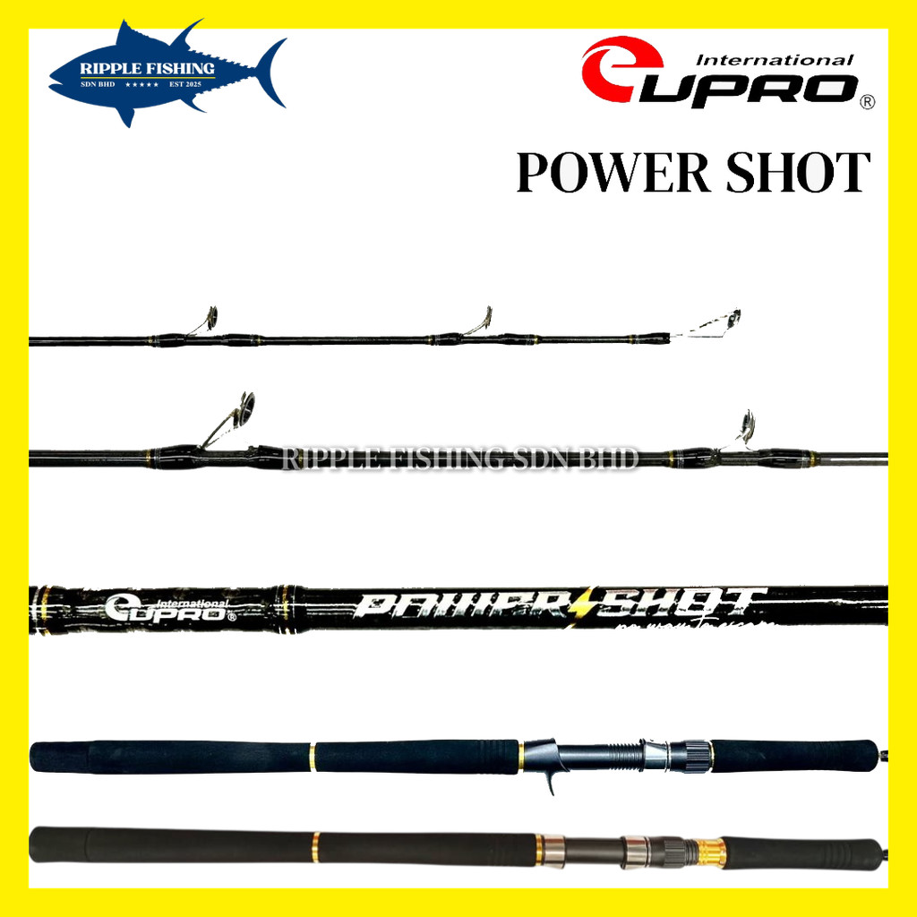 EUPRO POWER SHOT JIGGING FISHING CASTING ROD | Shopee Malaysia