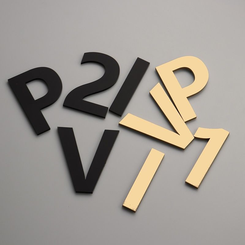 VIP House Number VIP Room Three-Dimensional Signage Acrylic Paste ...
