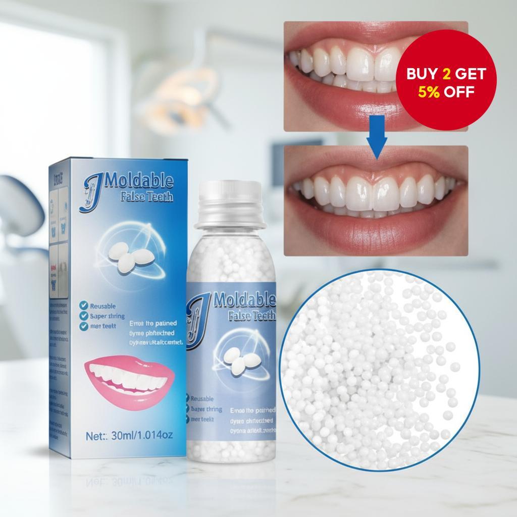 Temporary Tooth Repair Kit Fill Teeth Gaps Moldable False Teeth Solid ...