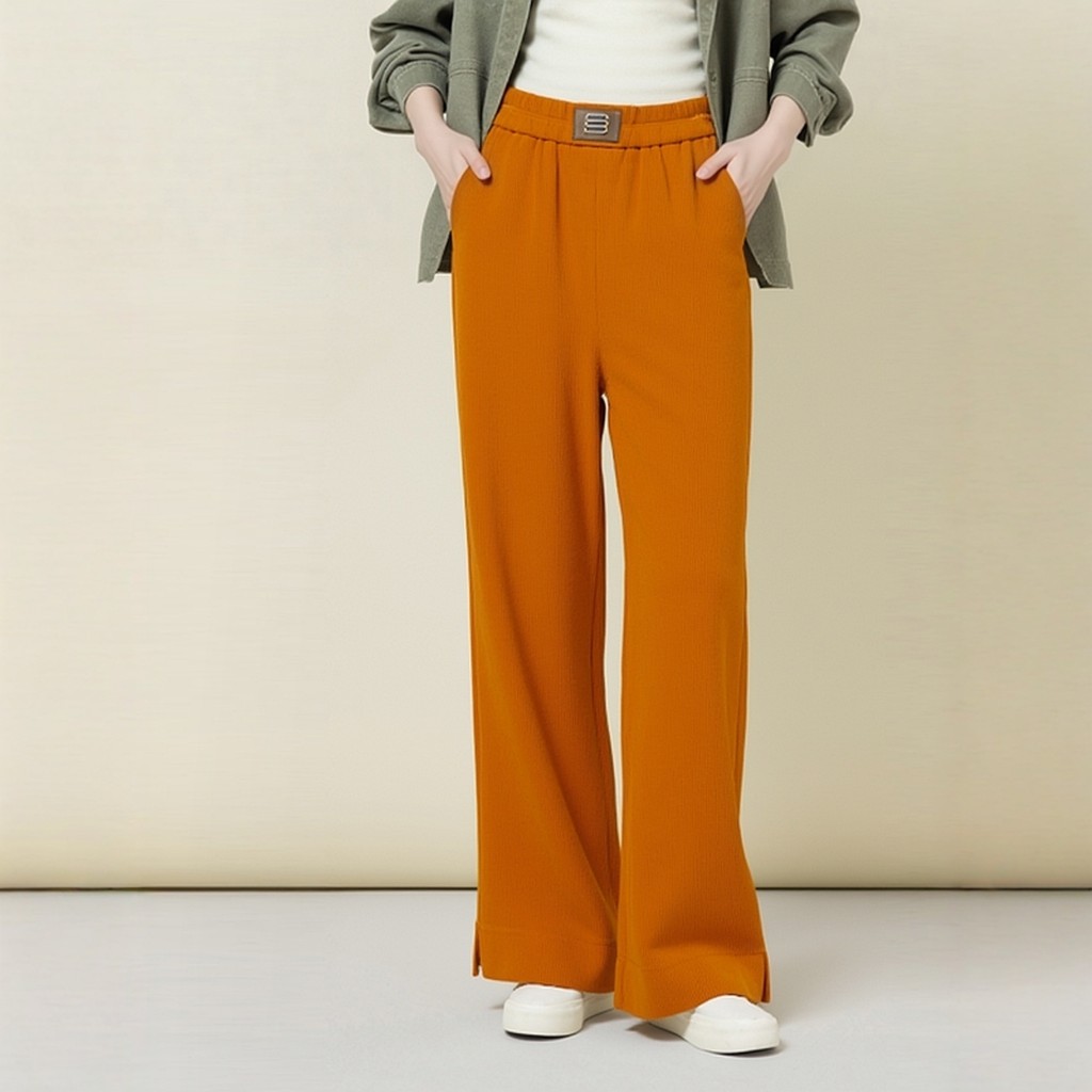 Casual Soft Cloud Pants - Slimming Straight Wide-Leg Design for Women ...