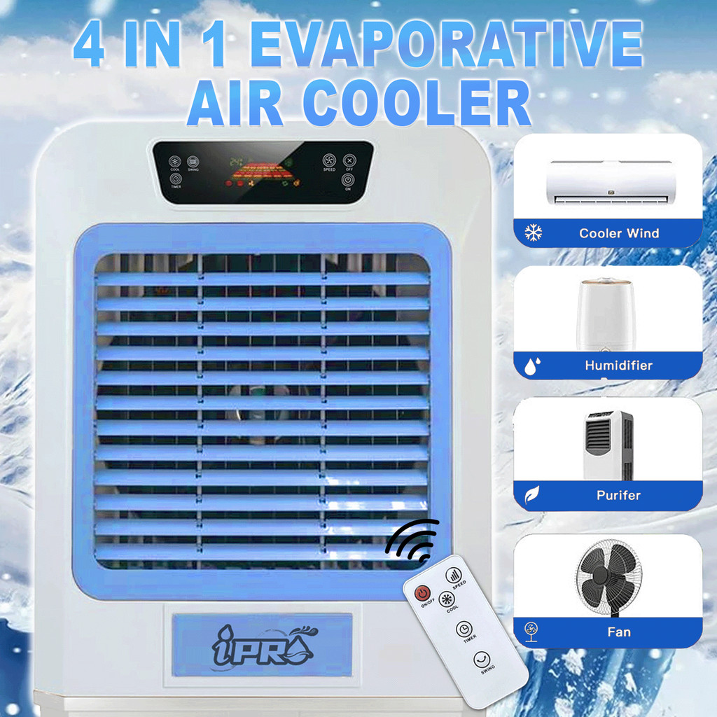 IPRO Powerful Air Cooler Heavy Duty Evaporative Turbo Cooling Fan Large ...