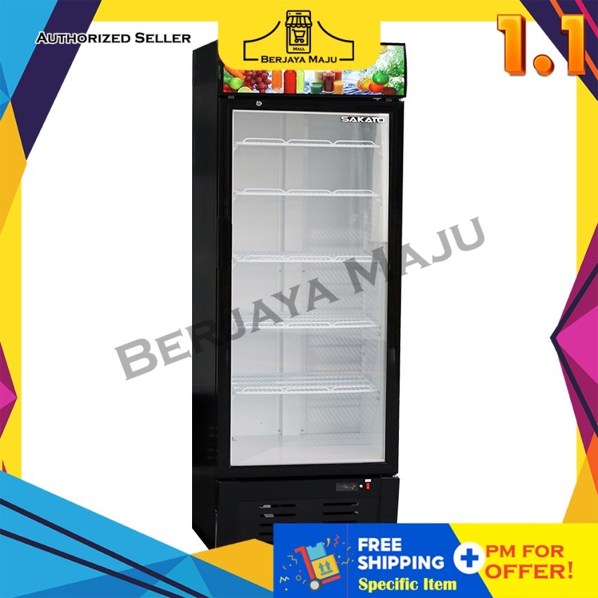 Sakato 400L 1 Door Upright Chiller SC-408-FH | Shopee Malaysia