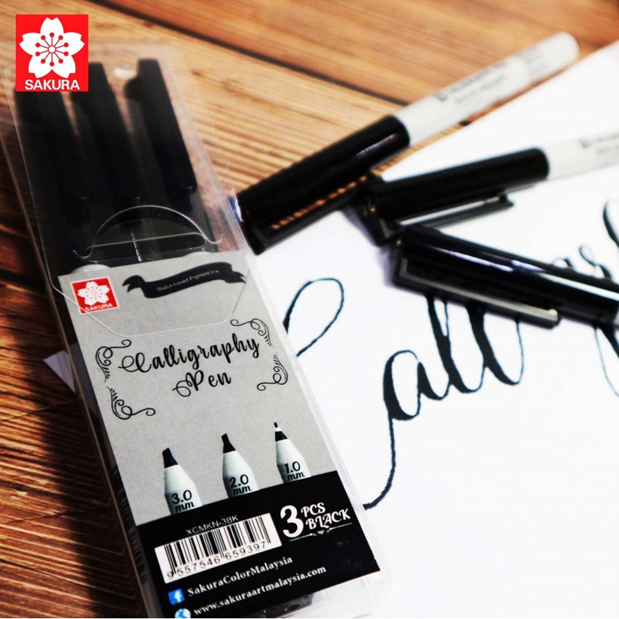 Sakura Pigment Pen - Arabic Style Calligraphy (Khat Writing / Tulisan ...