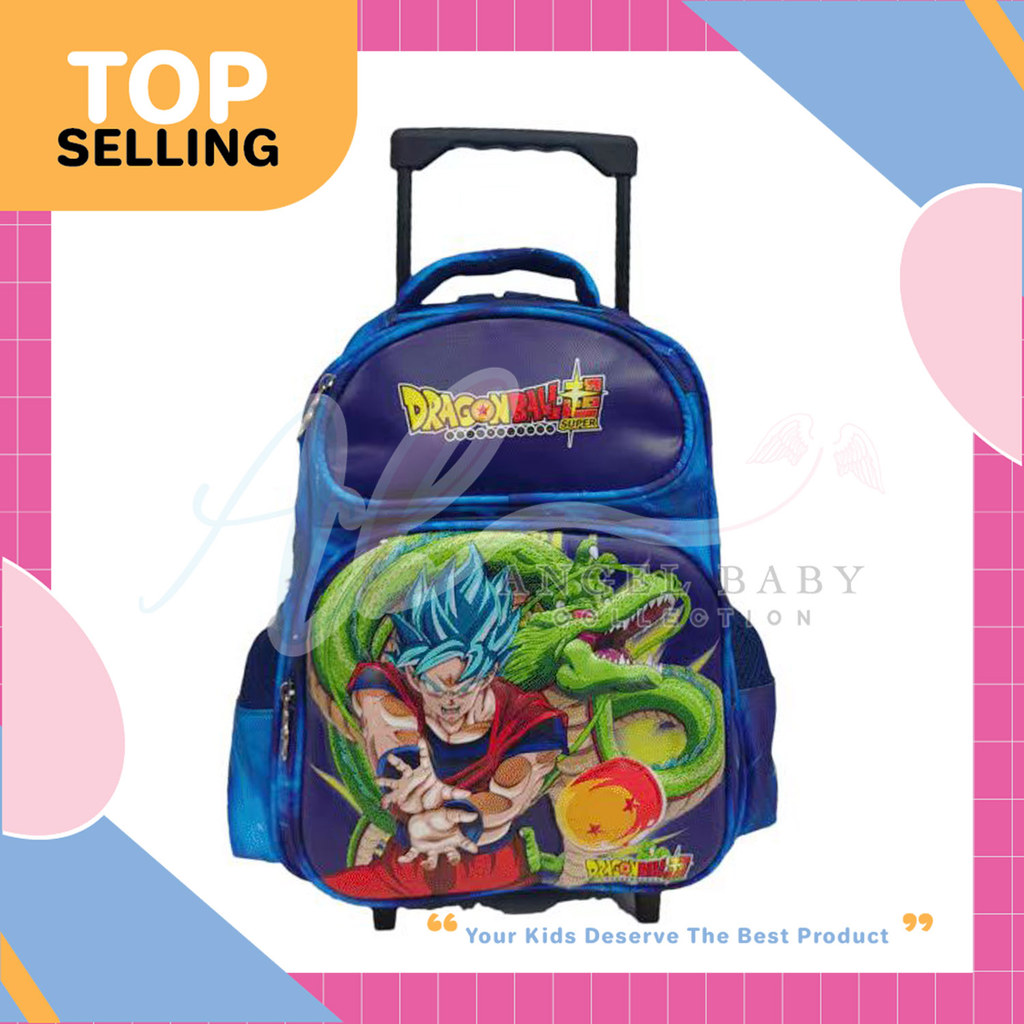 Angel Baby Kids Cartoon Non Removable Mini Trolley School Bag KPop ...