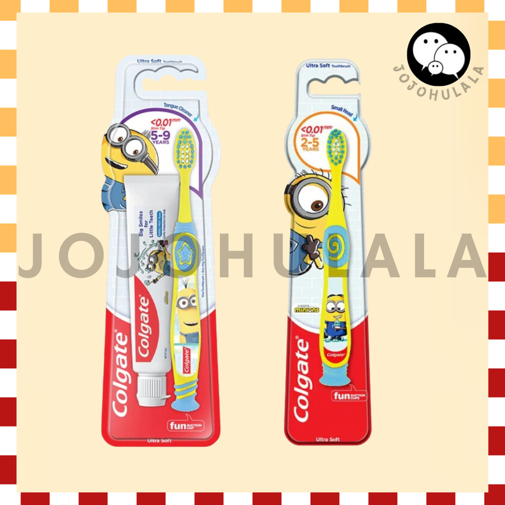 Colgate Minions Kids Oral Care Set | Toothbrush + Toothpaste | Gentle ...