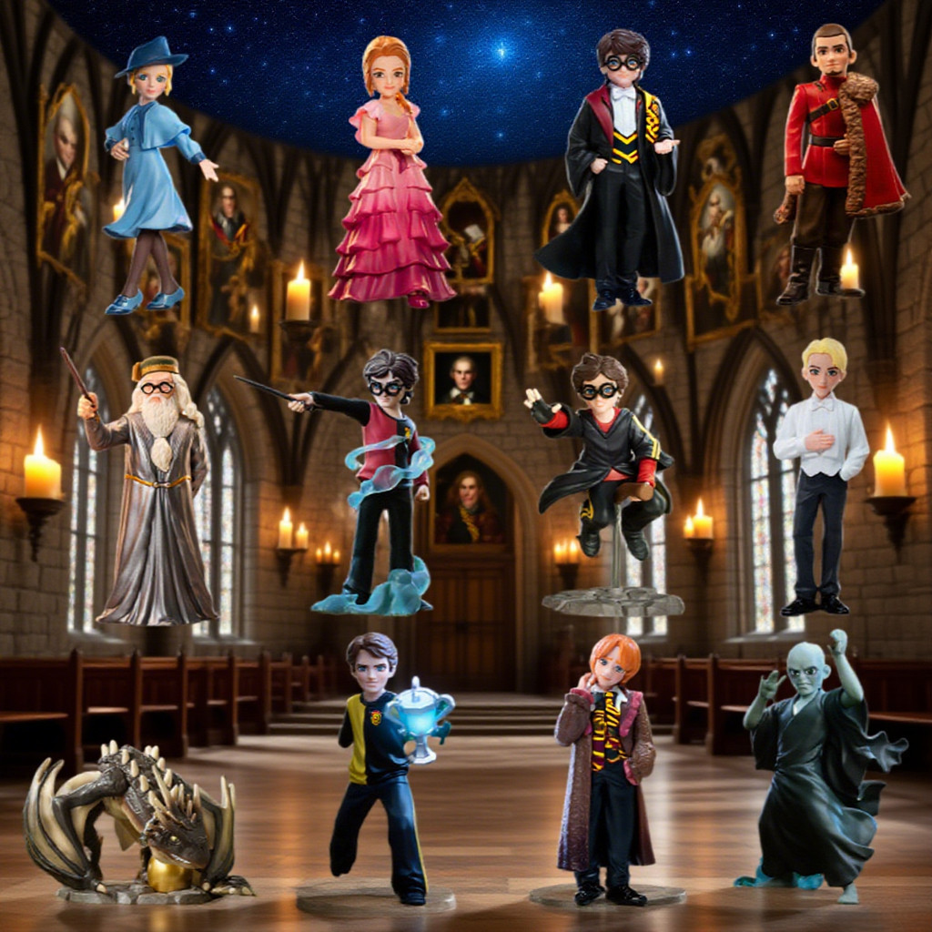 P POPMART Harry Potter and Flame Cup Series Mystery Box Trendy Play ...