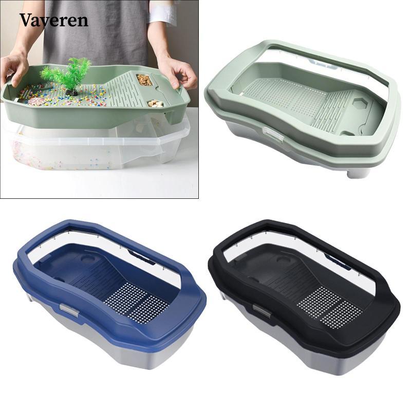 [Vaveren] Turtles Tank Aquarium Reptile Habitat Pets Accessories ...