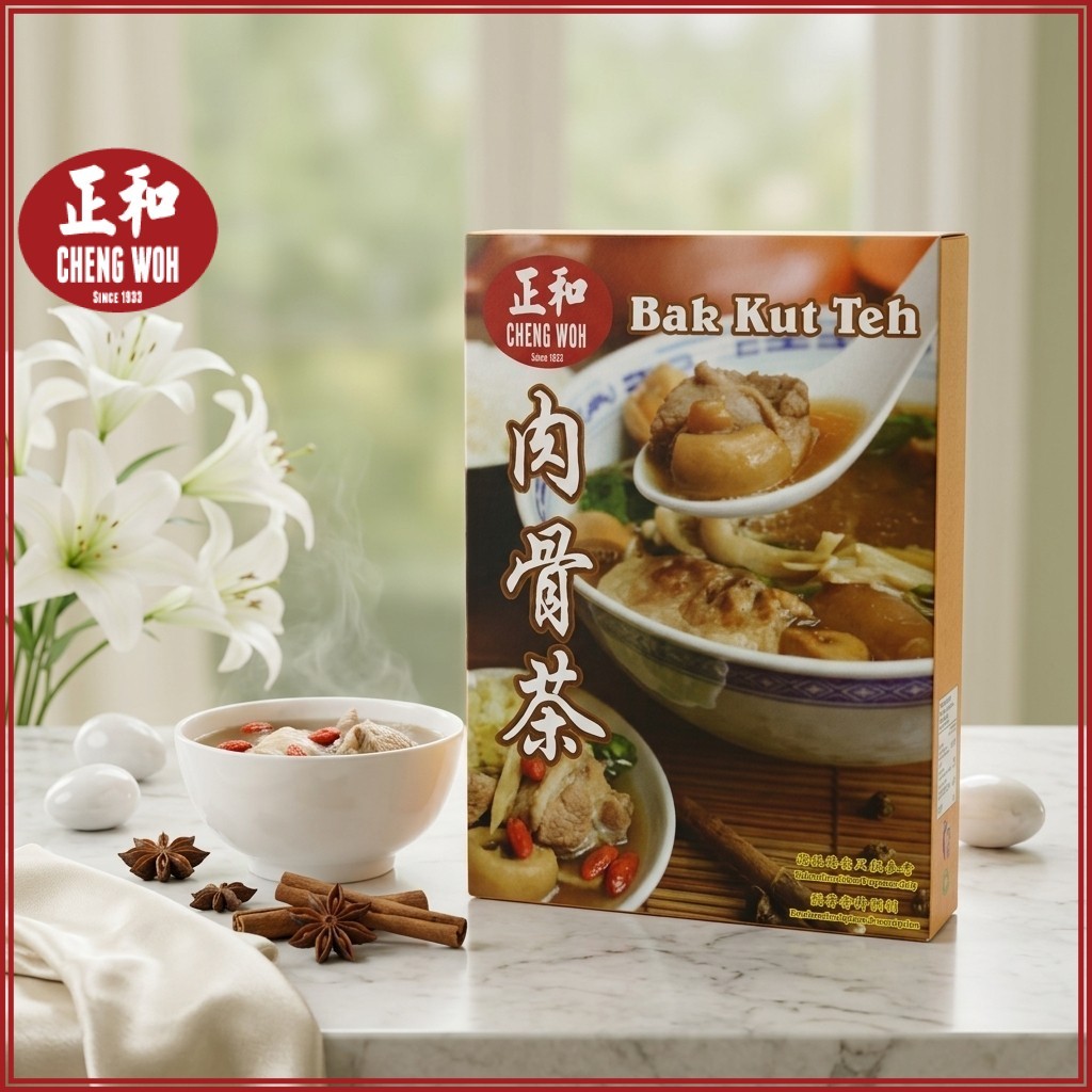 正和槟城肉骨茶 Cheng Woh Penang Bak Kut Teh Herbal Pack 120g 药材汤包 Sup Herba ...