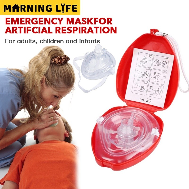 5Pcs CPR MASK (Resuscitator Rescue) Emergency First Aid Car Rescue ...