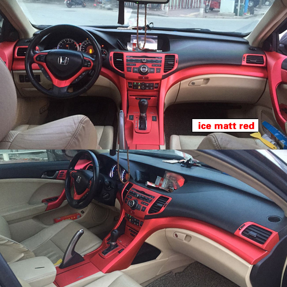 Car-Styling 3D/5D Carbon Fiber Car Interior Center Console Color Change ...
