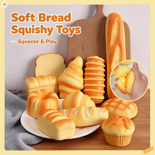 Bread Squeeze Toy Cute Soft Bread Food Model Decoration Shop Window ...