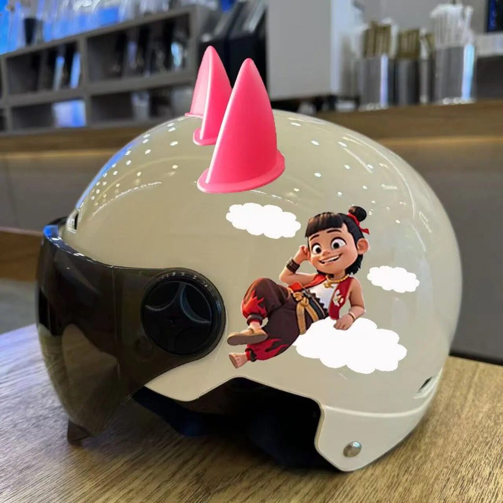 helmet budak Helm kanak-kanak motosikal Nezha Demon Boy's World 3-14 ...