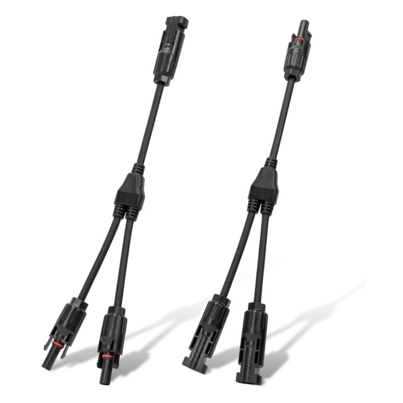 SOLAR PANEL Y Branch Solar Connectors Pv Adapter Cable Plug For Solar ...