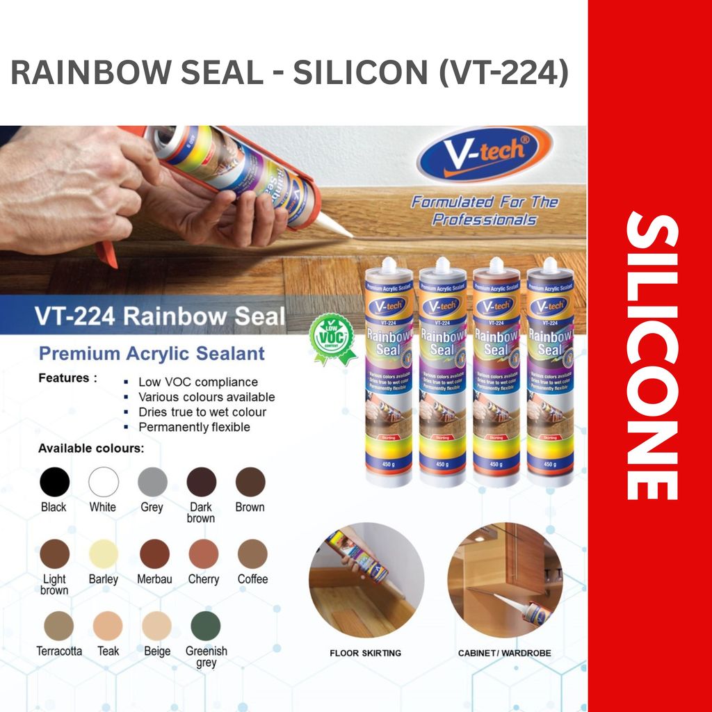 VT-224 Rainbow Seal (Premium Arcrylic Sealant) | Shopee Malaysia