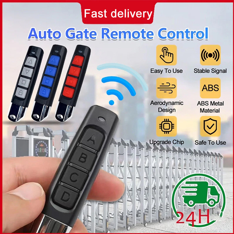 330/433mhz Auto Gate Remote Control 4 Button Garage Door Remote Key ...