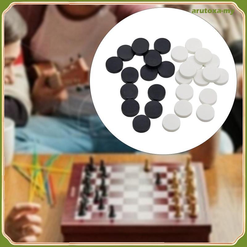 [ArutoxaMY] 30 Pieces Chess Set, Chess Table Chips, Gift, 2.5cm X 2.5cm ...
