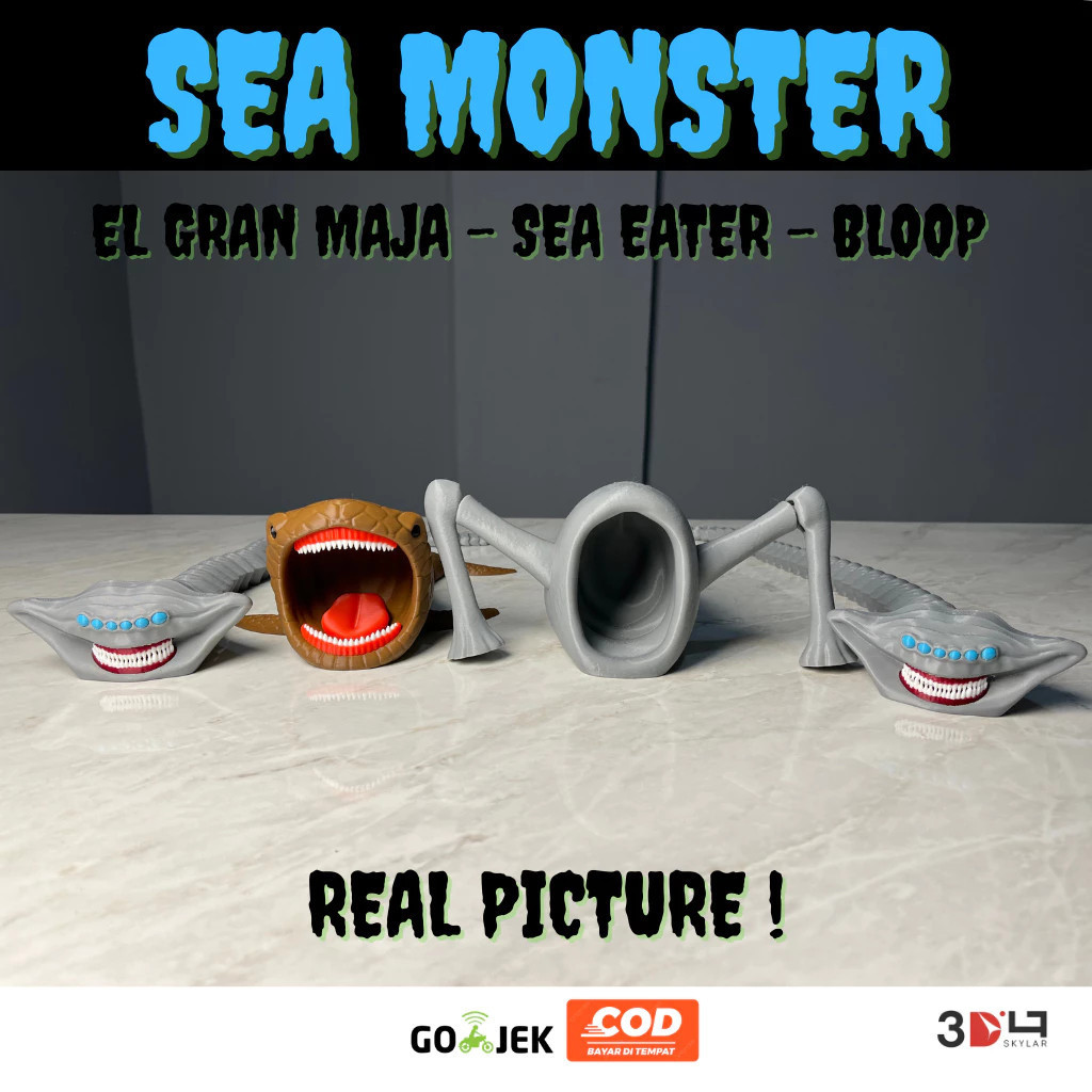 SEA MONSTER - EL GRAN MAJA - BLOOP - SEA EITER - ANCIENT SKELETON ...