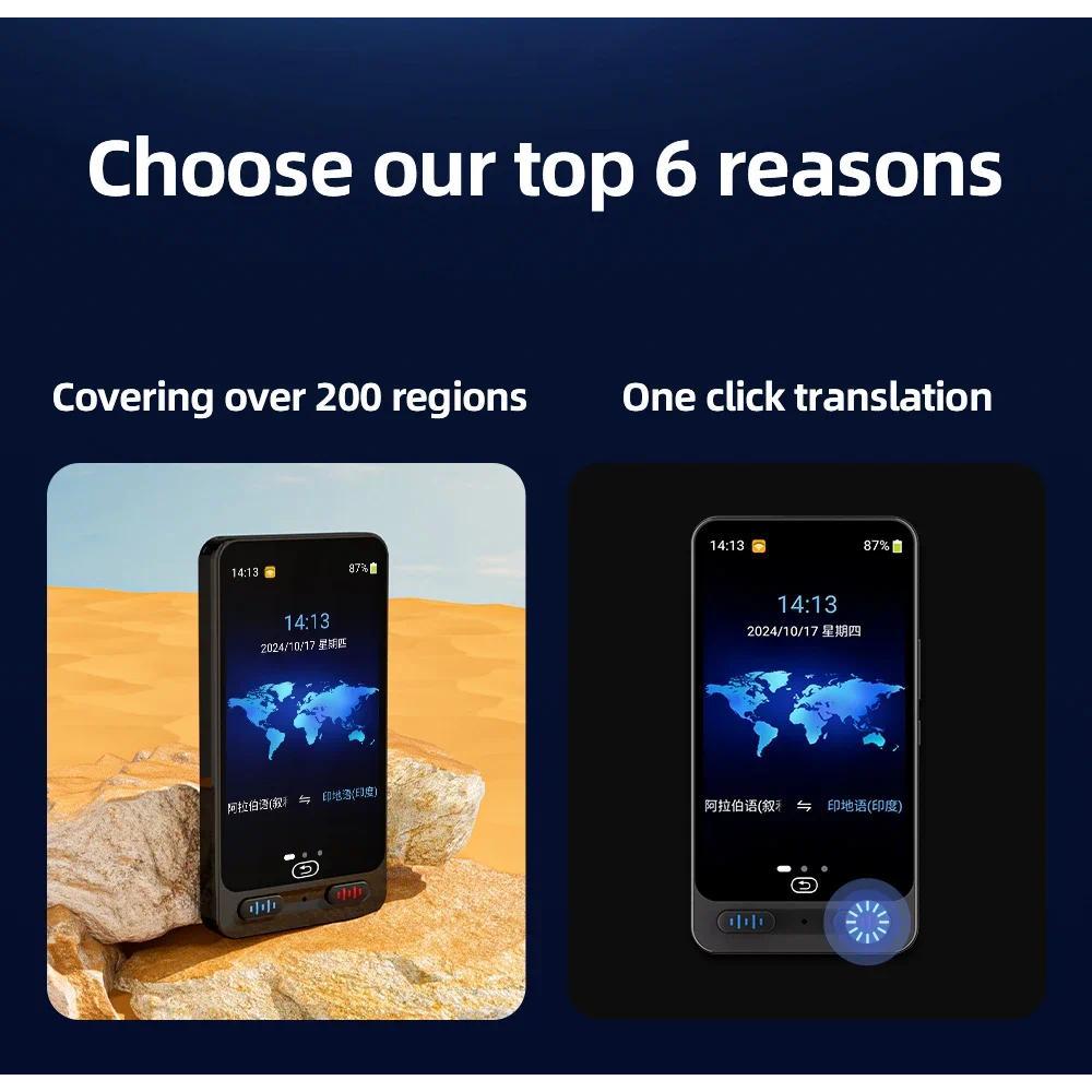 M01 Translator 5.0 Portable Large Screen Device with Accurate Offline ...
