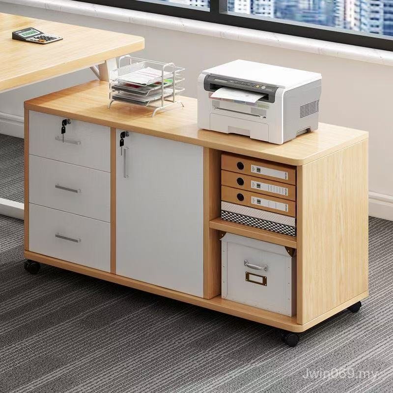 Low Low Cabinet Side Cabinet File Cabinet Wooden Under Desk Locker ...
