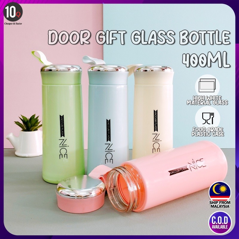 10Q Nice Glass Water Bottle Vacuum Flask Mug Door Gift Drink Food Grade ...