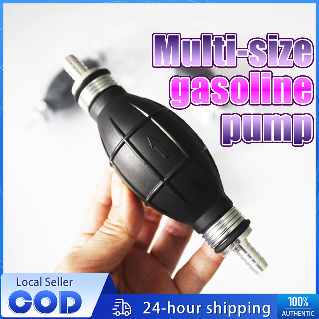 1PC 6/8/10/12mm Fuel Tank Sucker Fuel Pump Aluminum Hand Gasoline Pump ...