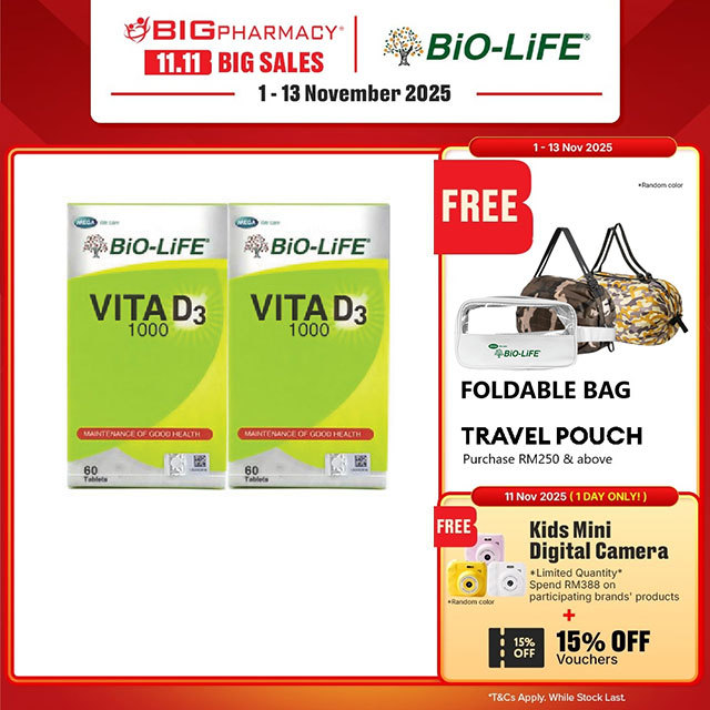 Biolife Vitamin D3 60s x2 | Shopee Malaysia