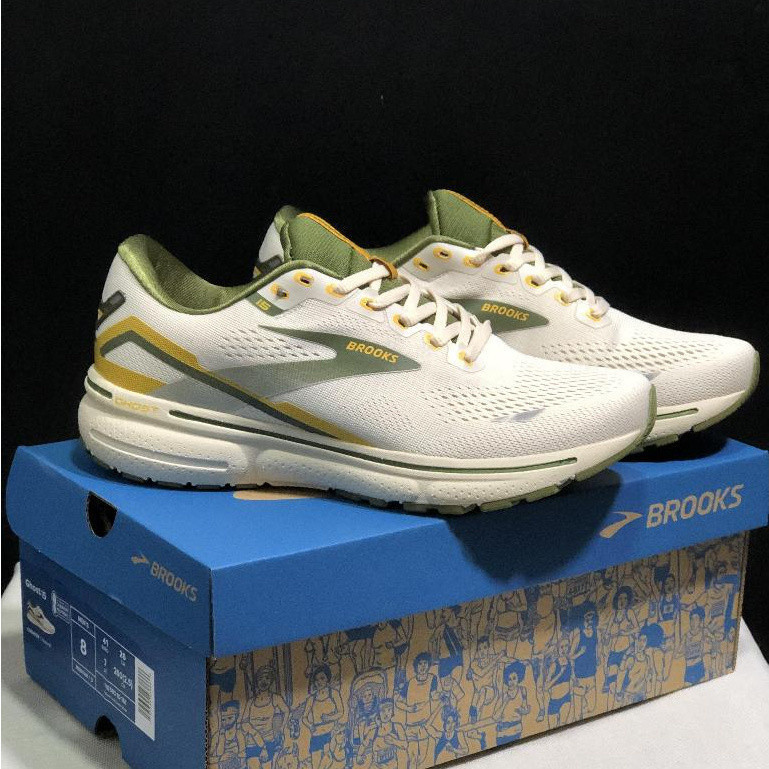 Platform running shoes New shoes Brooks Ghost 15 Shock-absorbing men's ...