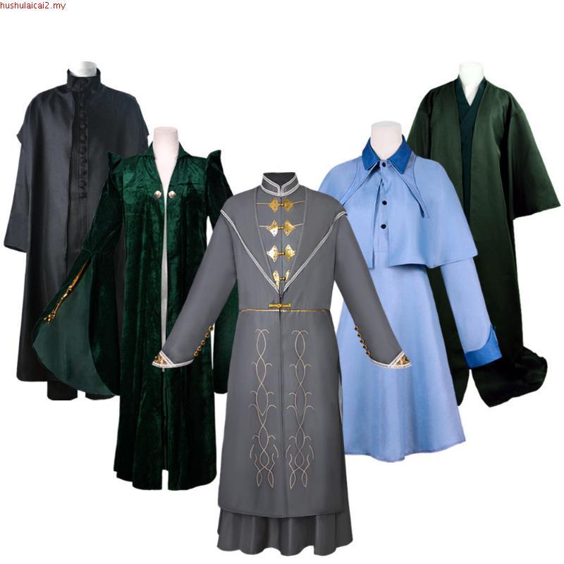 Professor Severus Snape Cosplay Costume Hogwartes School Black Cloak ...